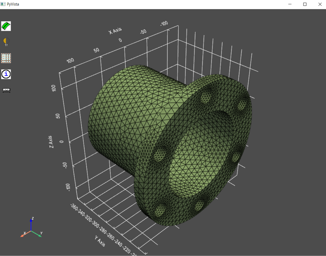 Interactive graphics using PyVista | Ansys Developer Portal