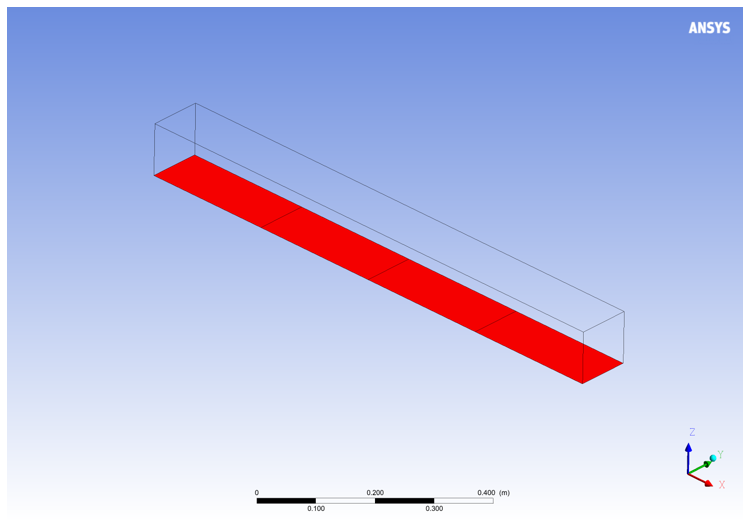 Heat transfer in square channel air flow tutorial | Ansys Developer Portal